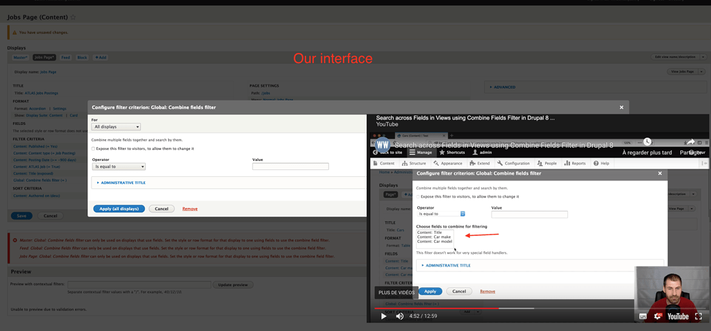 How To Search Across Fields Of A View Using Combined Fields Filter Site Building Drupal